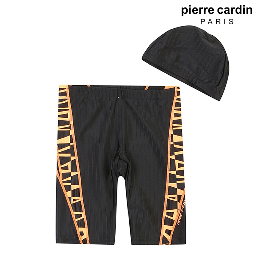 [피에르가르뎅] 키즈 유니크 배색 수영복팬츠 모자세트 (B3605-OR)- 이랜드몰