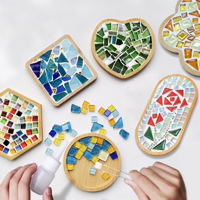 [1300k] DIY 타일 티코스터 만들기 세트 타일공예 (8종 택1)- 이랜드몰