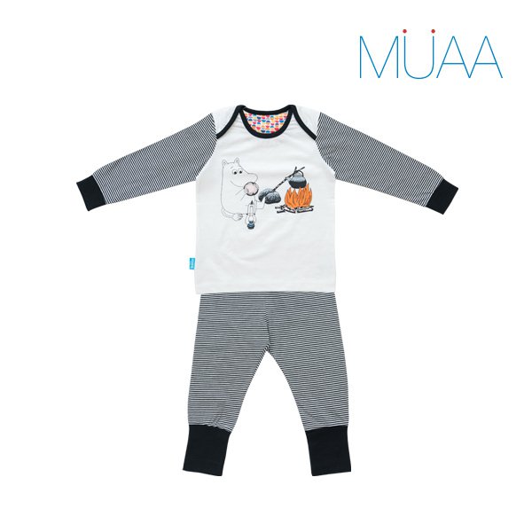 뮤아))UL무민블랙ST상하- KIDIKIDI