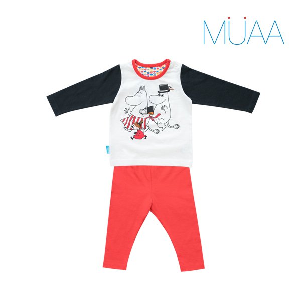 뮤아)UL무민레드상하- KIDIKIDI