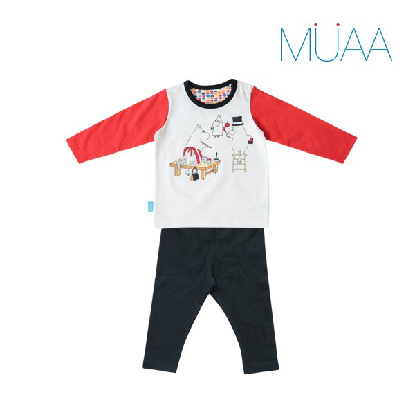 뮤아)UL무민블랙상하- KIDIKIDI