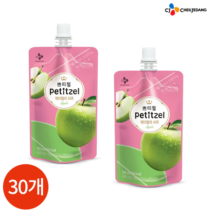CJ 쁘띠첼 워터젤리 사과 130ml x 30개- 이랜드몰
