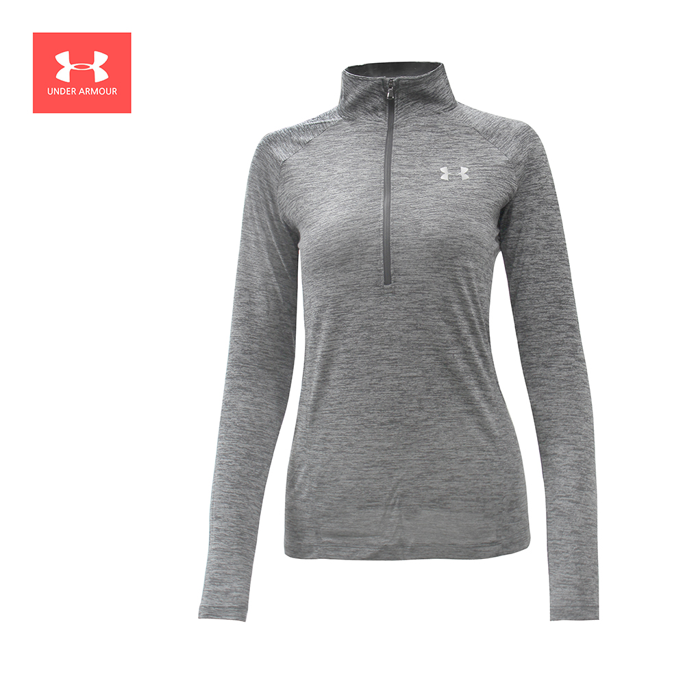 언더아머 UA 테크 2.0 하프 집업 여자 아노락 긴팔 티셔츠 1320128-010- 이랜드몰