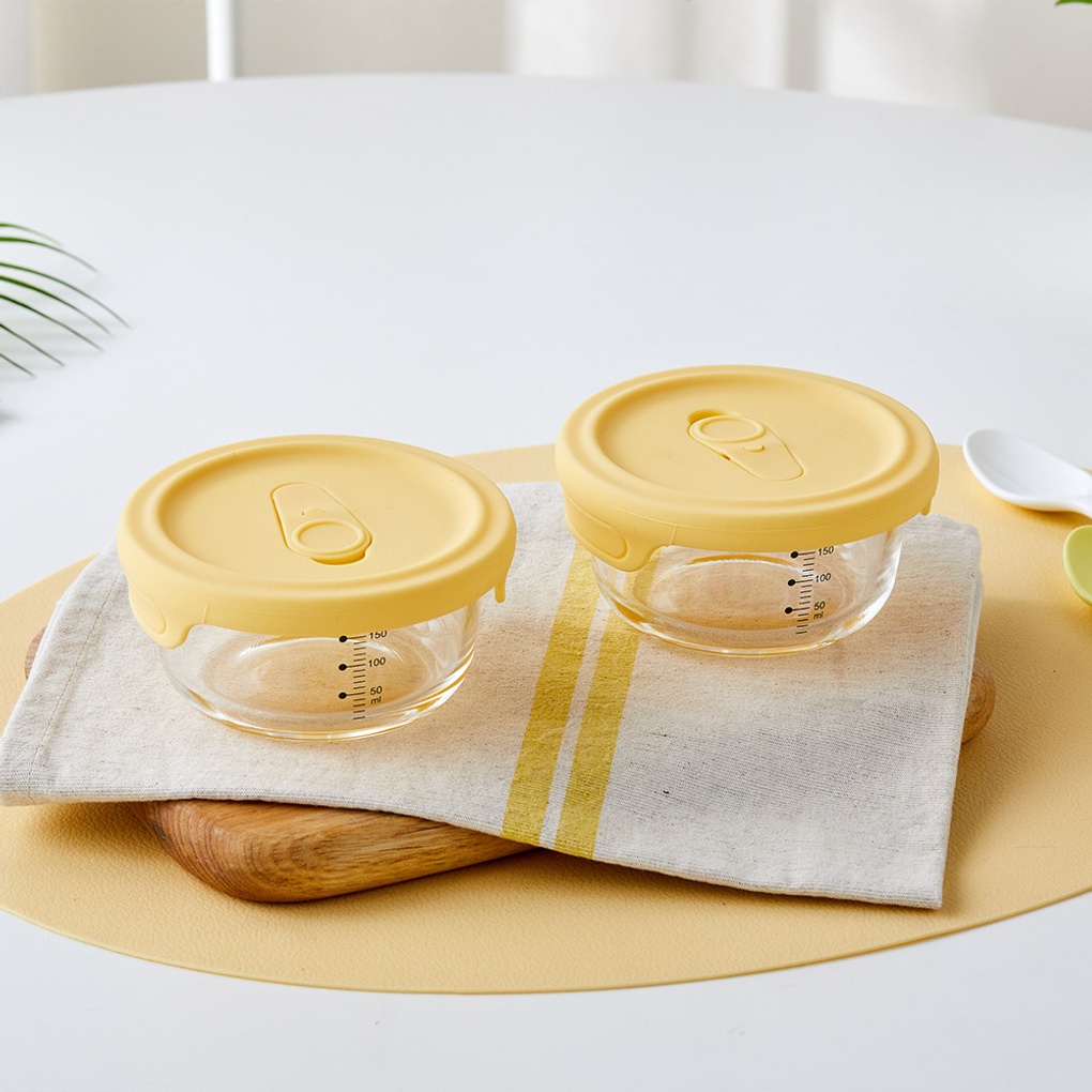 내열유리 실리콘 스팀홀 이유식용기 220ML 2P세트_KC0522021- 모던하우스