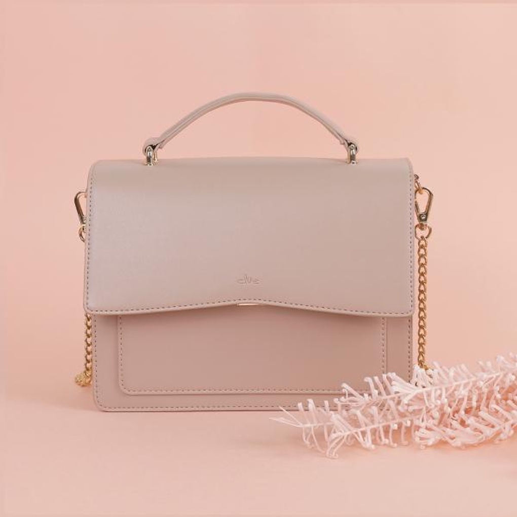 Fall in rose 핑크 스퀘어 핸드백 CLAB19924BNP- 이랜드몰