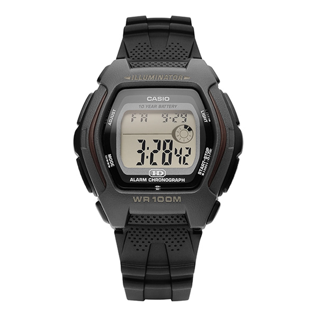 카시오 CASIO HDD-600-1AVDF (HDD-600-1AV) 전자 군인 디지털 남성 우레탄시계 44X43mm- 이랜드몰