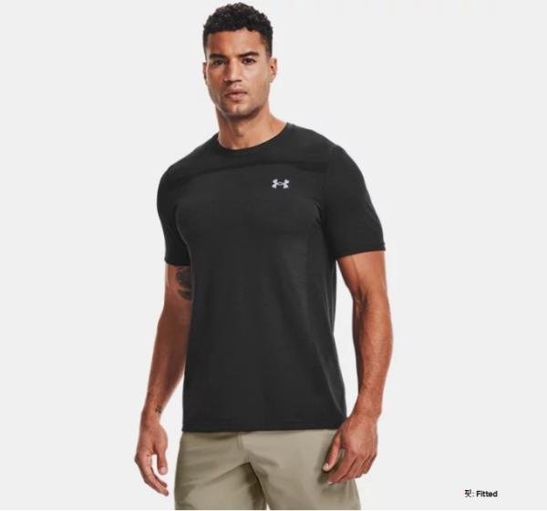 유성점_언더아머 남성 UA 심리스 반팔 1361131-001- 이랜드몰