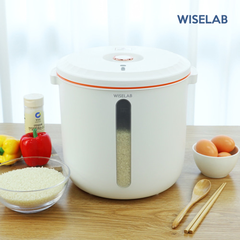 [HOT딜][WISELAB] 와이즈랩 신선미 무선 진공 쌀통 WIL-SSM01-WT- 이랜드몰