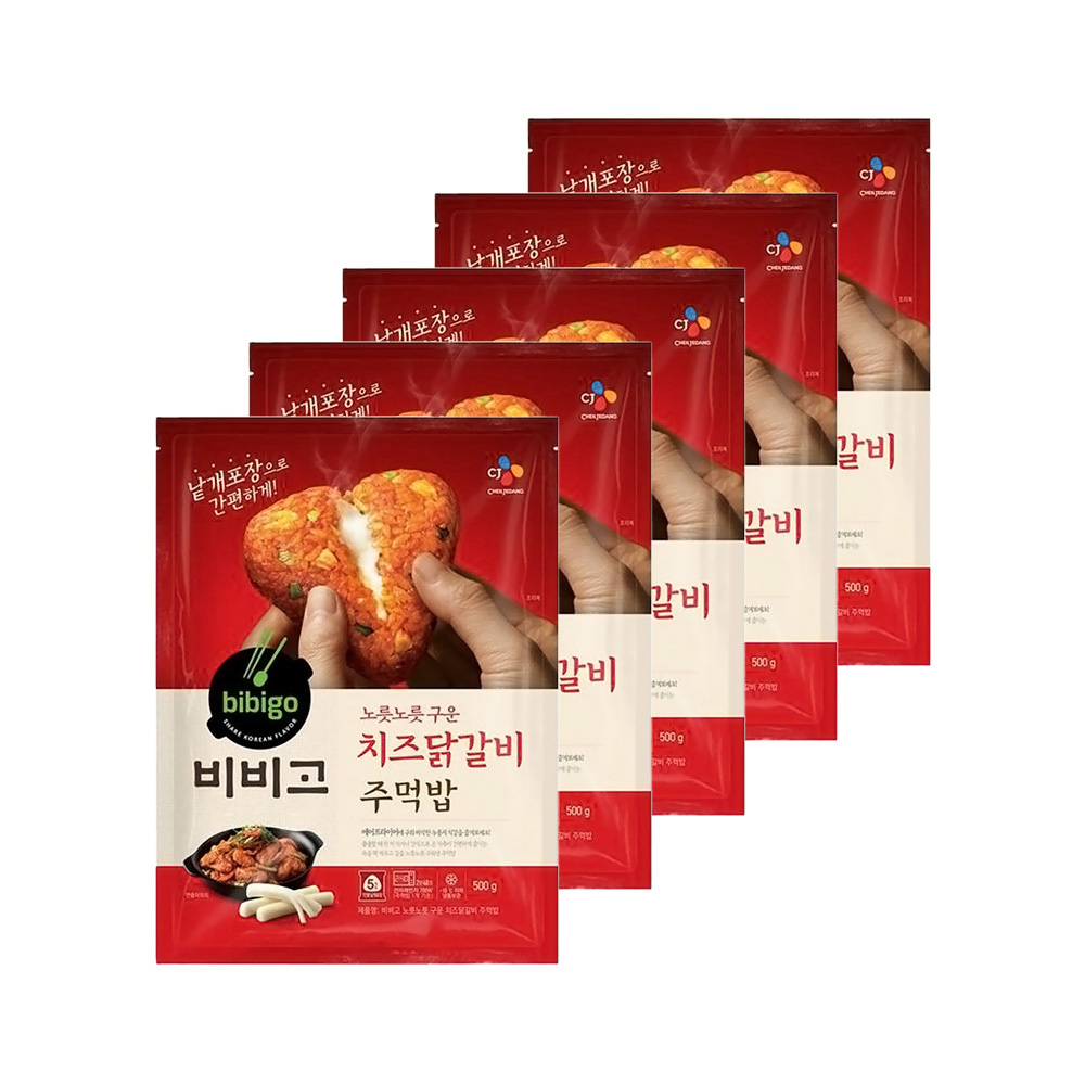 [CJ제일제당] 비비고 치즈닭갈비 주먹밥 700g x 5개- 이랜드몰