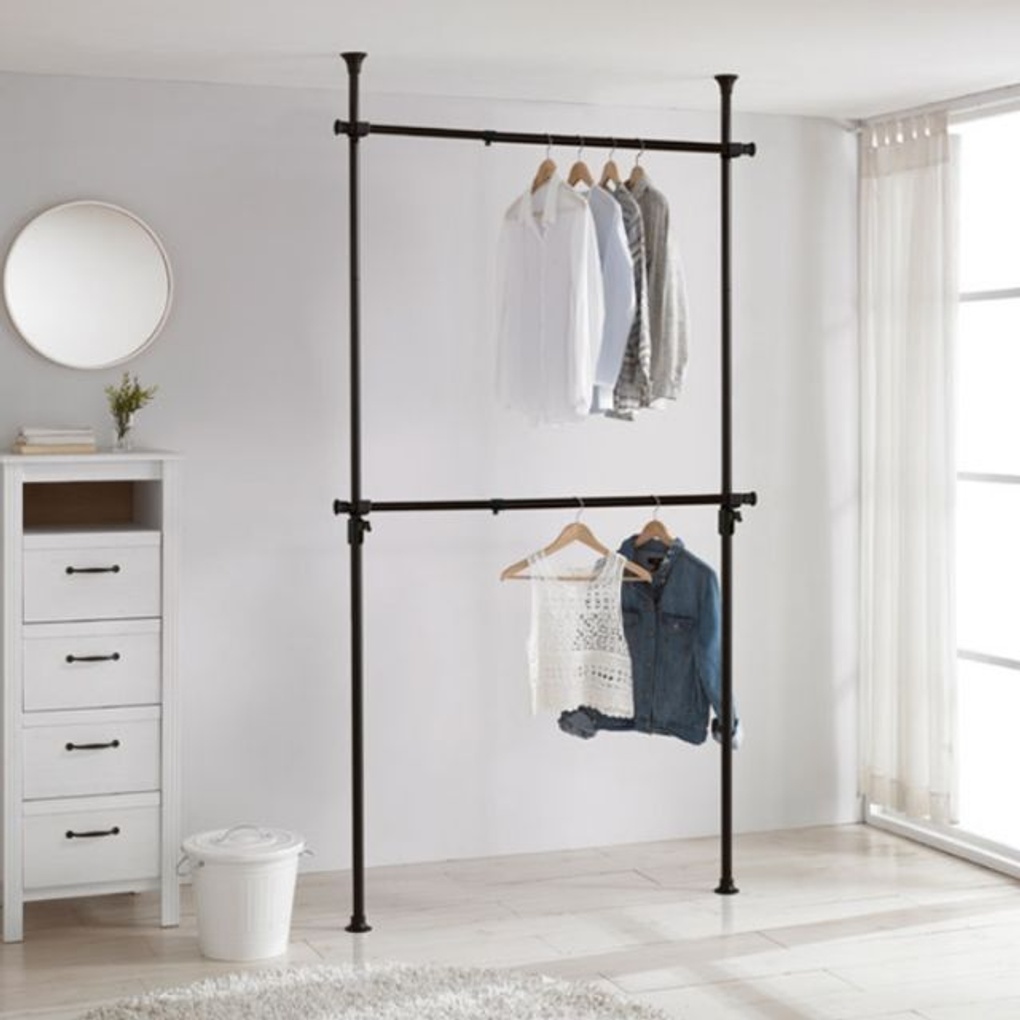 [1300k] 왕자 2단폭조절행거 실속형 블랙 32mm- 이랜드몰