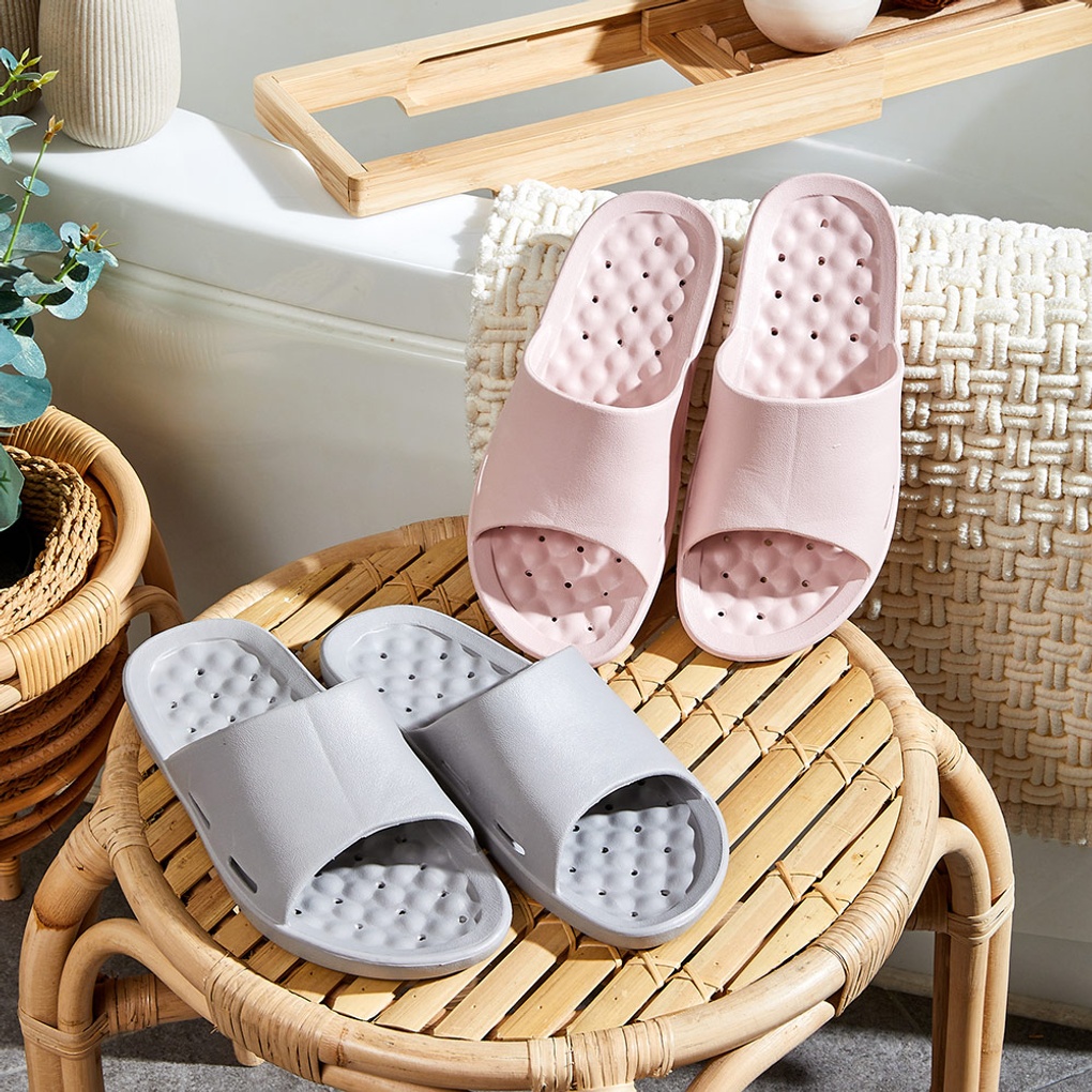 WOW EVA 욕실화 2P 세트 L+L_ PINK GREY_BG0422005- 이랜드몰