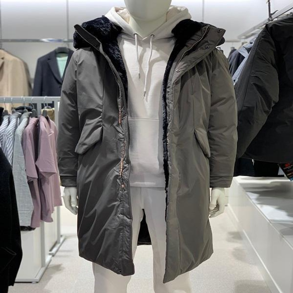 지오지아 20FW 구스다운 롱패딩 ABA4FP1102- 이랜드몰