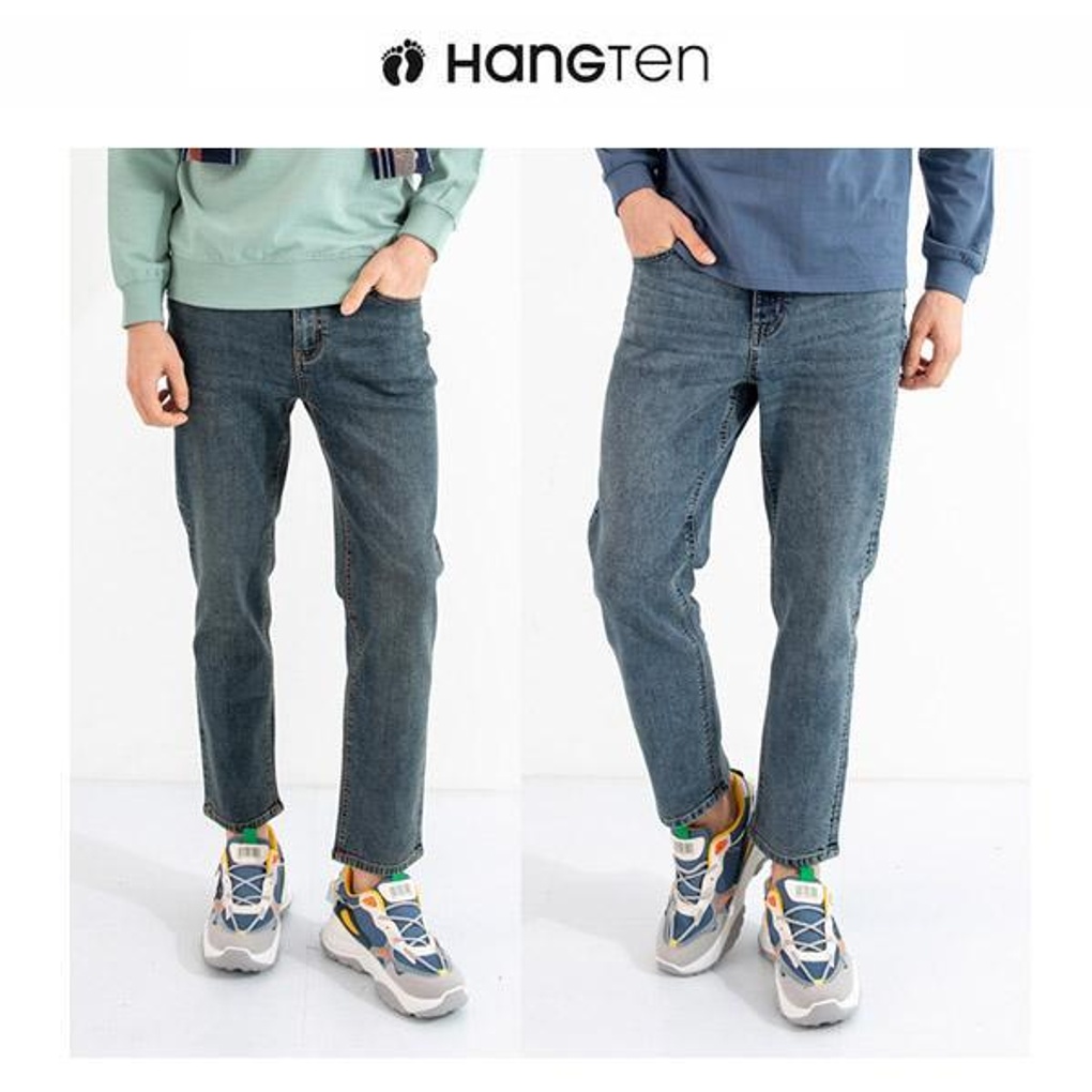 남성 인디고 워싱 테이퍼드핏 데님팬츠(10340-055-802-10)- 이랜드몰