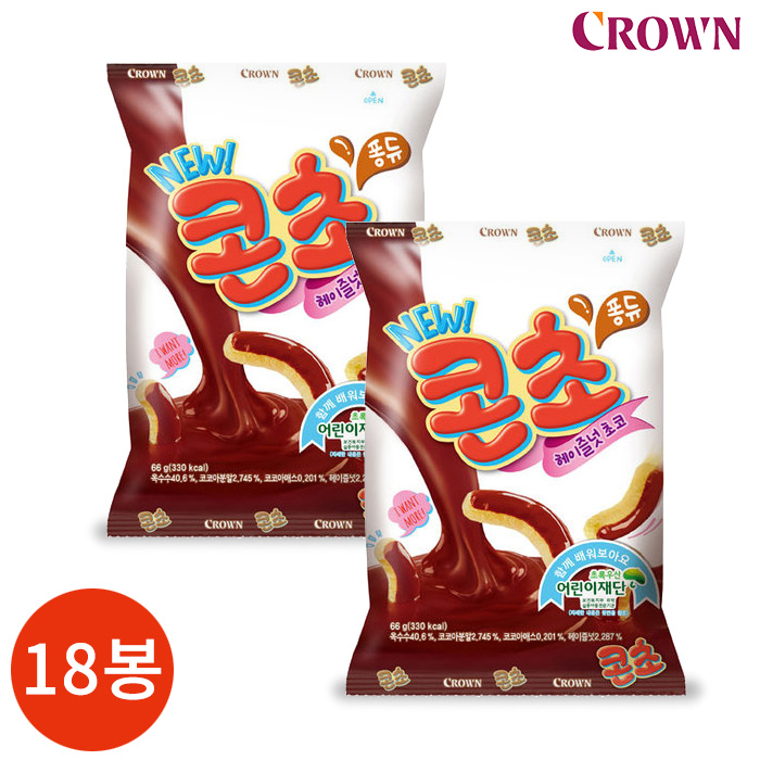 크라운 콘초 66g x 18봉- 이랜드몰