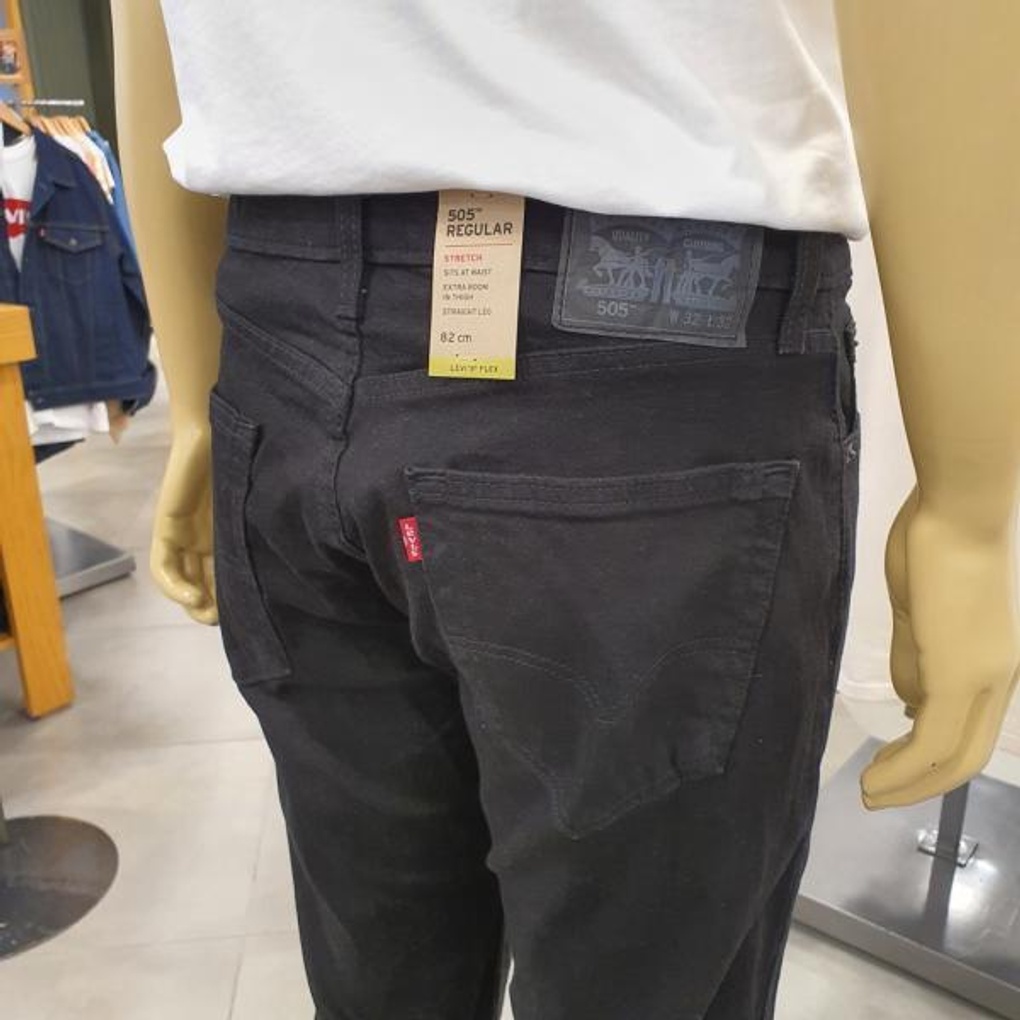 리바이스 505 스트레이트 일자청바지 블랙진 00505-H1469 NC순천- 이랜드몰