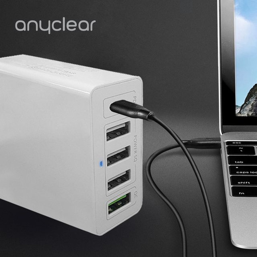 [1300k] 스마트 USB PD 퀵차지 3.0 멀티 고속충전기 30W 퀵차저 ZX-5U01T- 이랜드몰