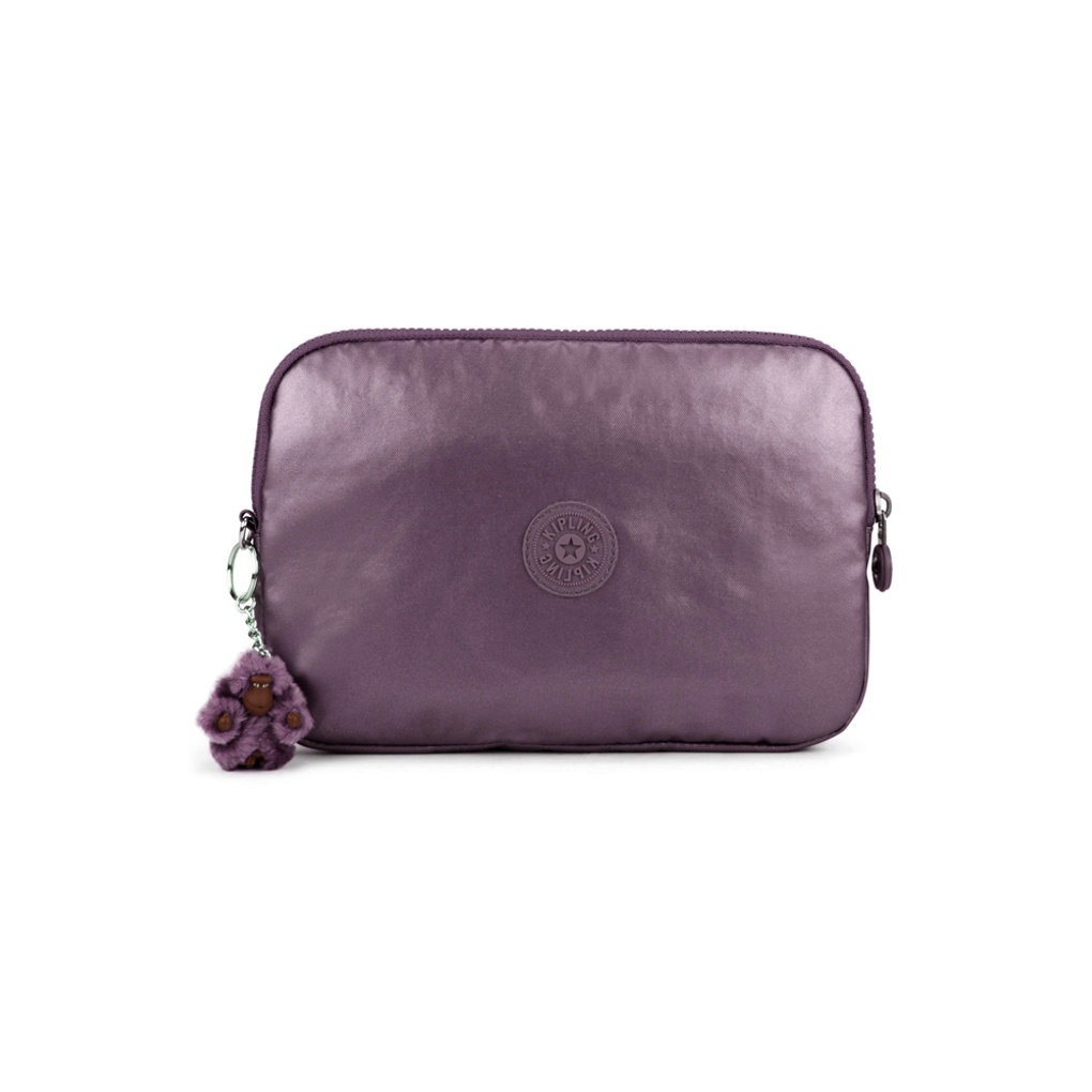 KIPLING 키플링 Lex 태블릿 파우치 AC8630-5BO-POPPING PURPLE METALLIC- 이랜드몰