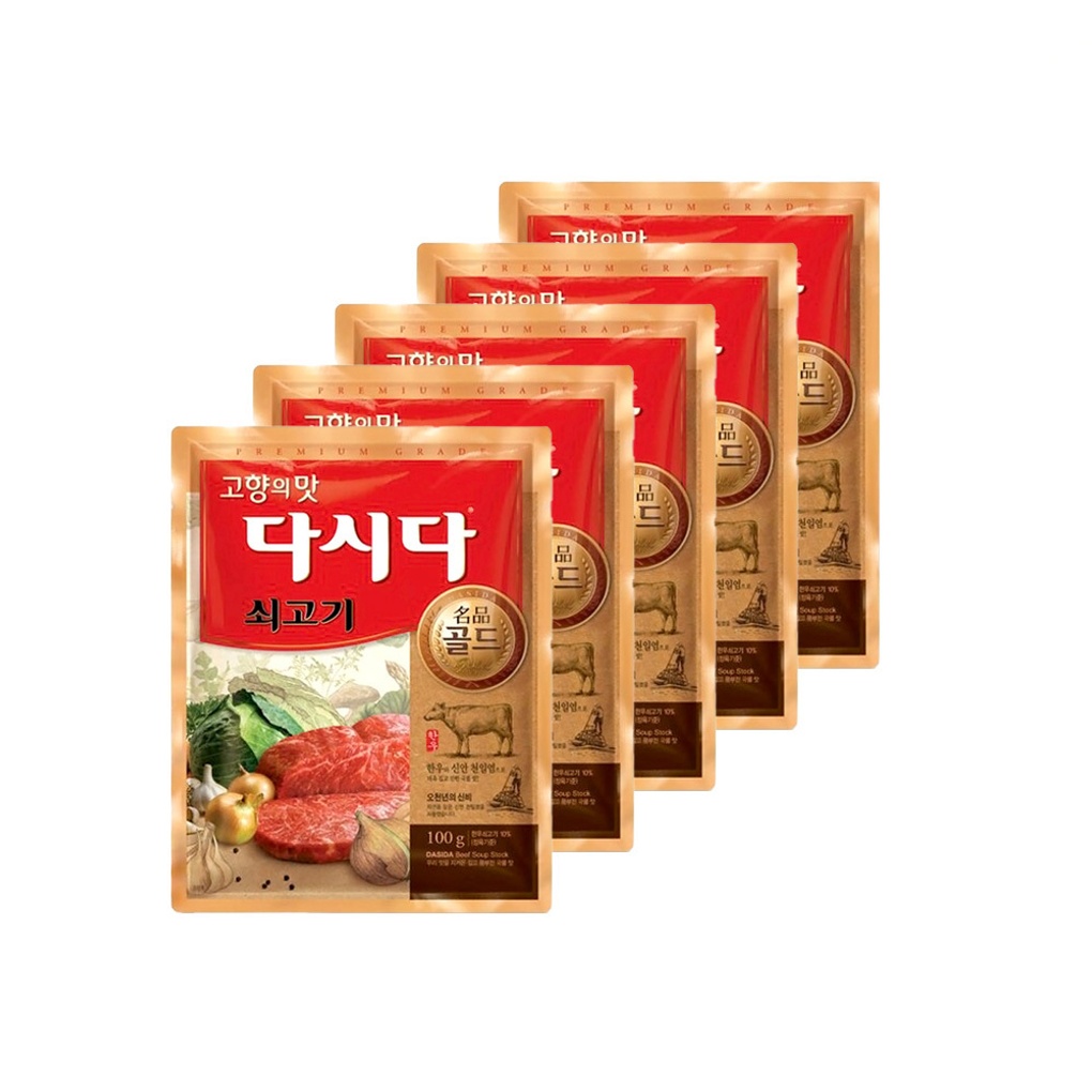 [CJ제일제당] 다시다 명품골드 쇠고기 100g x 5개- 이랜드몰