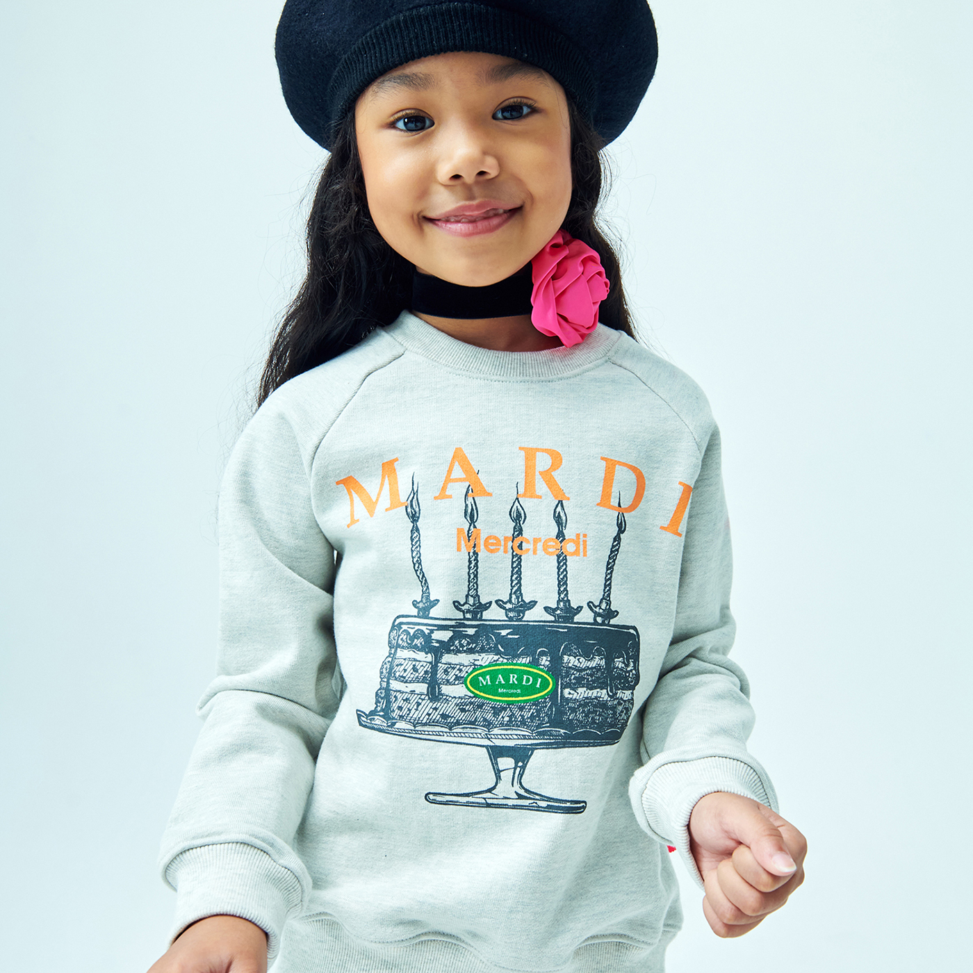 KIDS SWEATSHIRT BIRTHDAY CAKE_OATMEAL- 이랜드몰