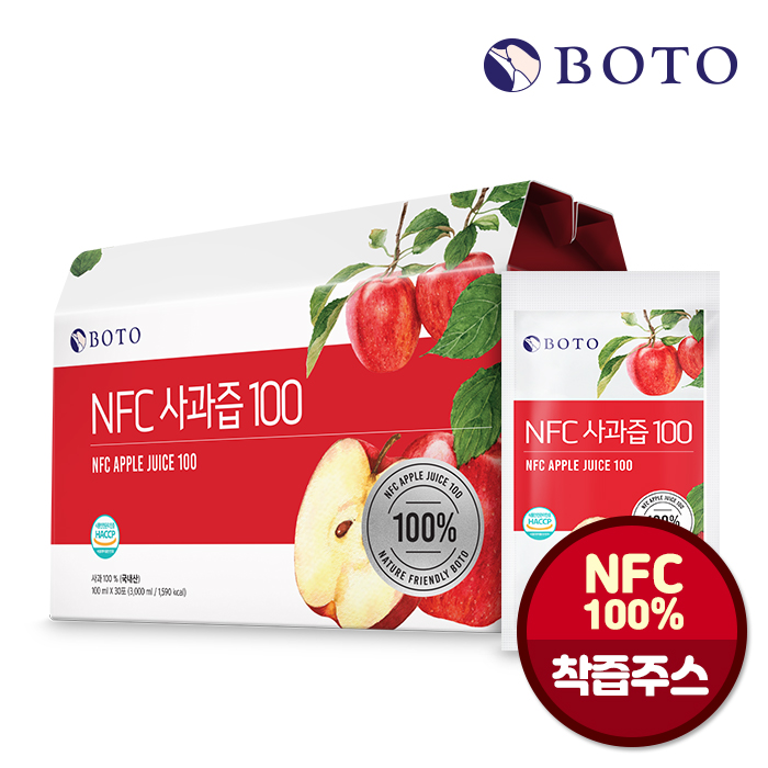 NFC 사과즙 100 100ml x 30포 (1개월분) 1박스- 이랜드몰