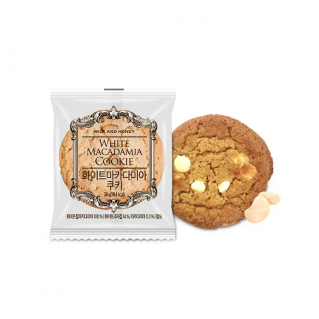 신세계푸드 밀크앤허니 화이트마카다미아쿠키 38g 10봉- 이랜드몰