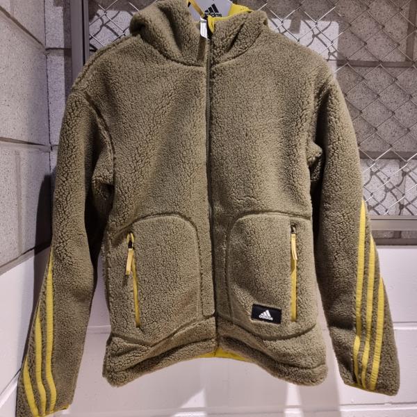 아디다스 [매장정품] 양면 플리스 풀집 하이 칼라 쉐르파 HR8425- 이랜드몰