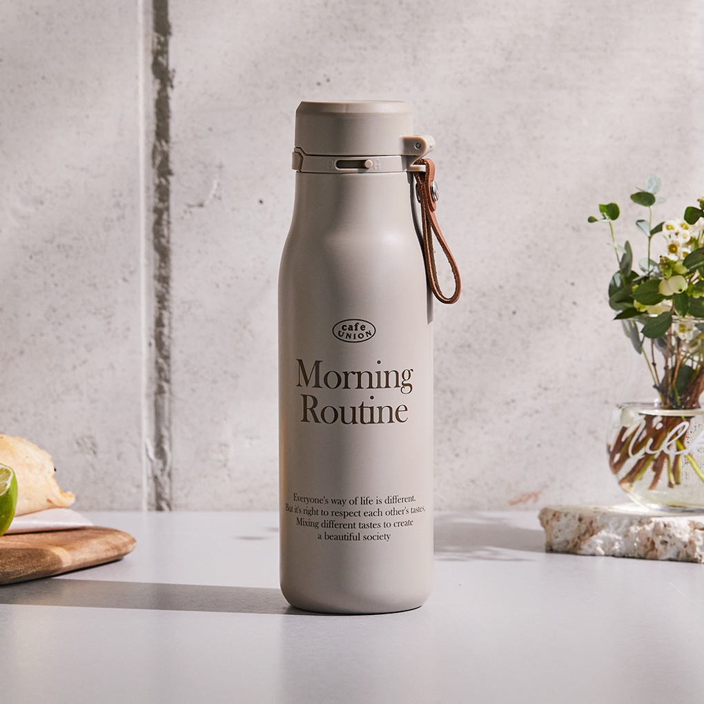 12HOURS 원터치 보온보냉텀블러 480ML 베이지_KC0322023- 모던하우스