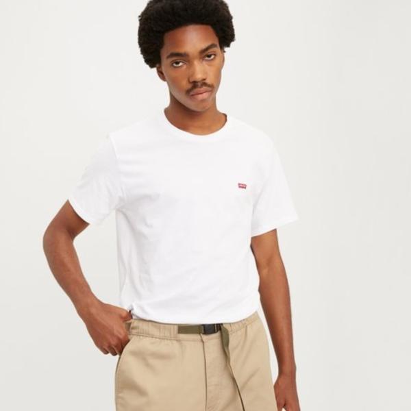 공용 체스트 로고 티셔츠(화이트) 56605-0000- 이랜드몰