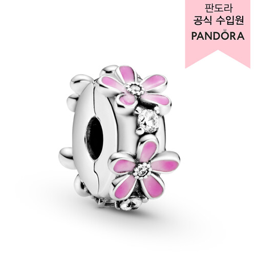 [판도라] [백화점 보증서 제공] PANDORA 핑크 데이지 플라워 클립 참 _798809C01- 이랜드몰