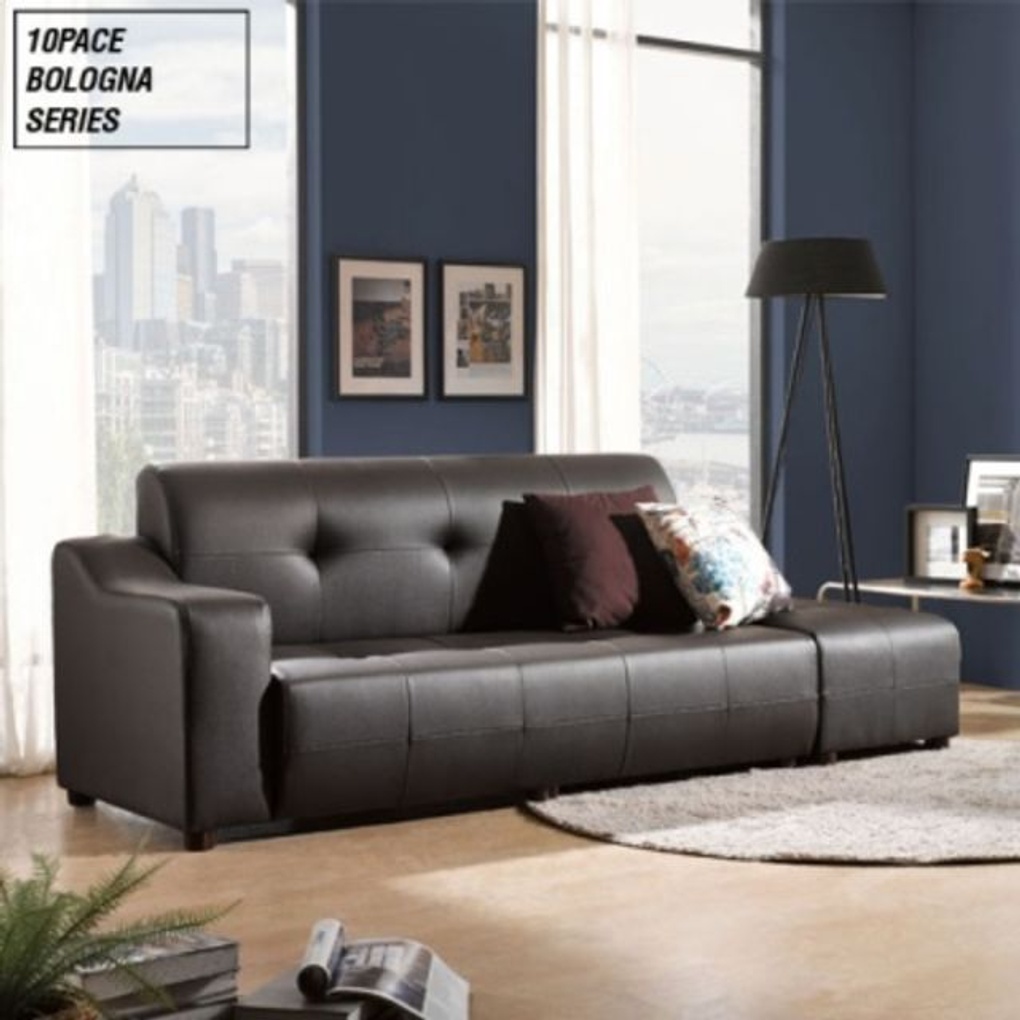 [1300k] 볼루냐 CL라텍스 3인용 소파 스툴세트 SK002- 이랜드몰