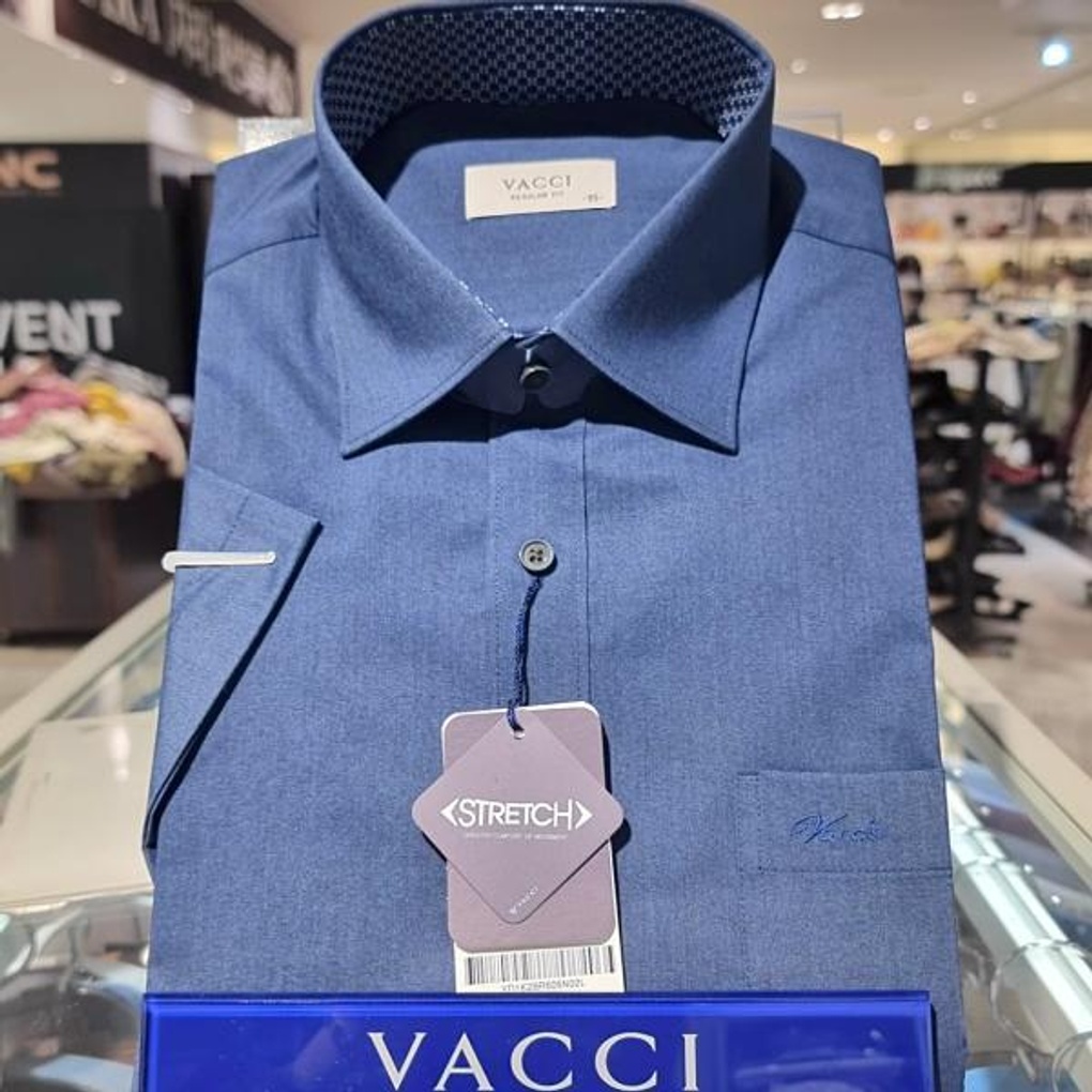 바찌 T/TTC스판솔리드 남성 남자 일반핏 반팔 셔츠 (115까지) VD1K2BR605_NC경산- 이랜드몰