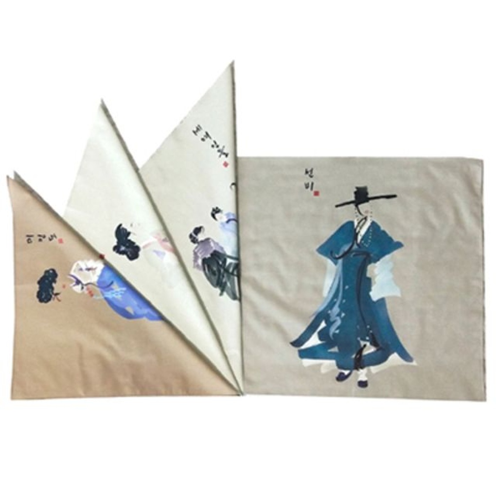 [1300k] 애넷파파 한복시리즈 고급 손수건- 이랜드몰