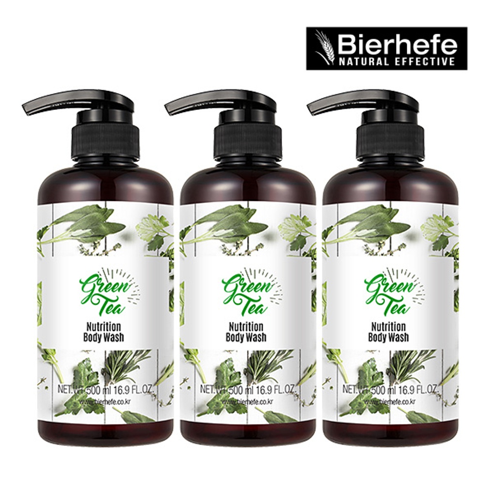 비어헤페 그린티 뉴트리션 바디워시 500mlx3 / 바디클렌져- 이랜드몰