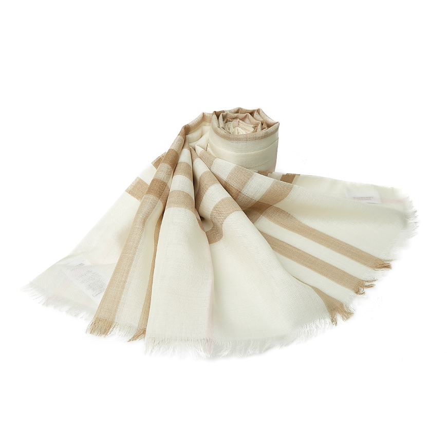 라이트 체크 울 실크 스카프 8021442 MU GIANT CHECK GAUZE A7602- 이랜드몰