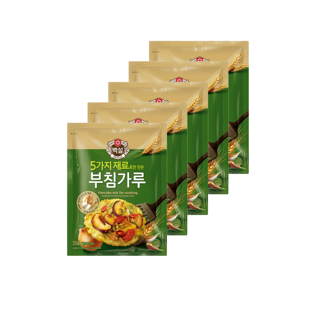 [CJ제일제당] 백설 5가지재료로만 만든 부침가루 350g x 5개- 이랜드몰