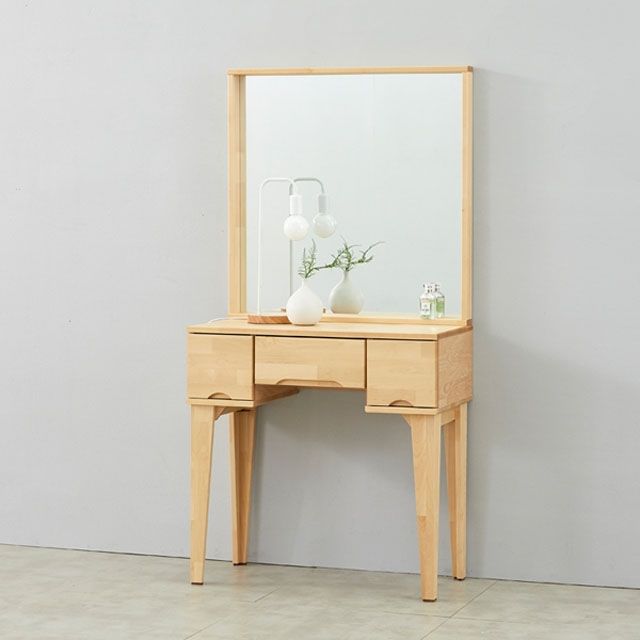 [1300k] 자작원목 퍼니 화장대 A- 이랜드몰