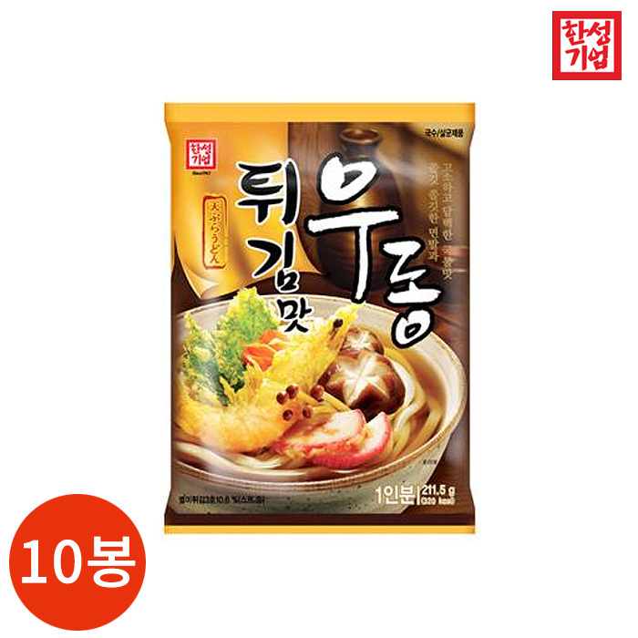 한성기업 튀김맛 우동 (1인분) 212g x 10봉- 이랜드몰