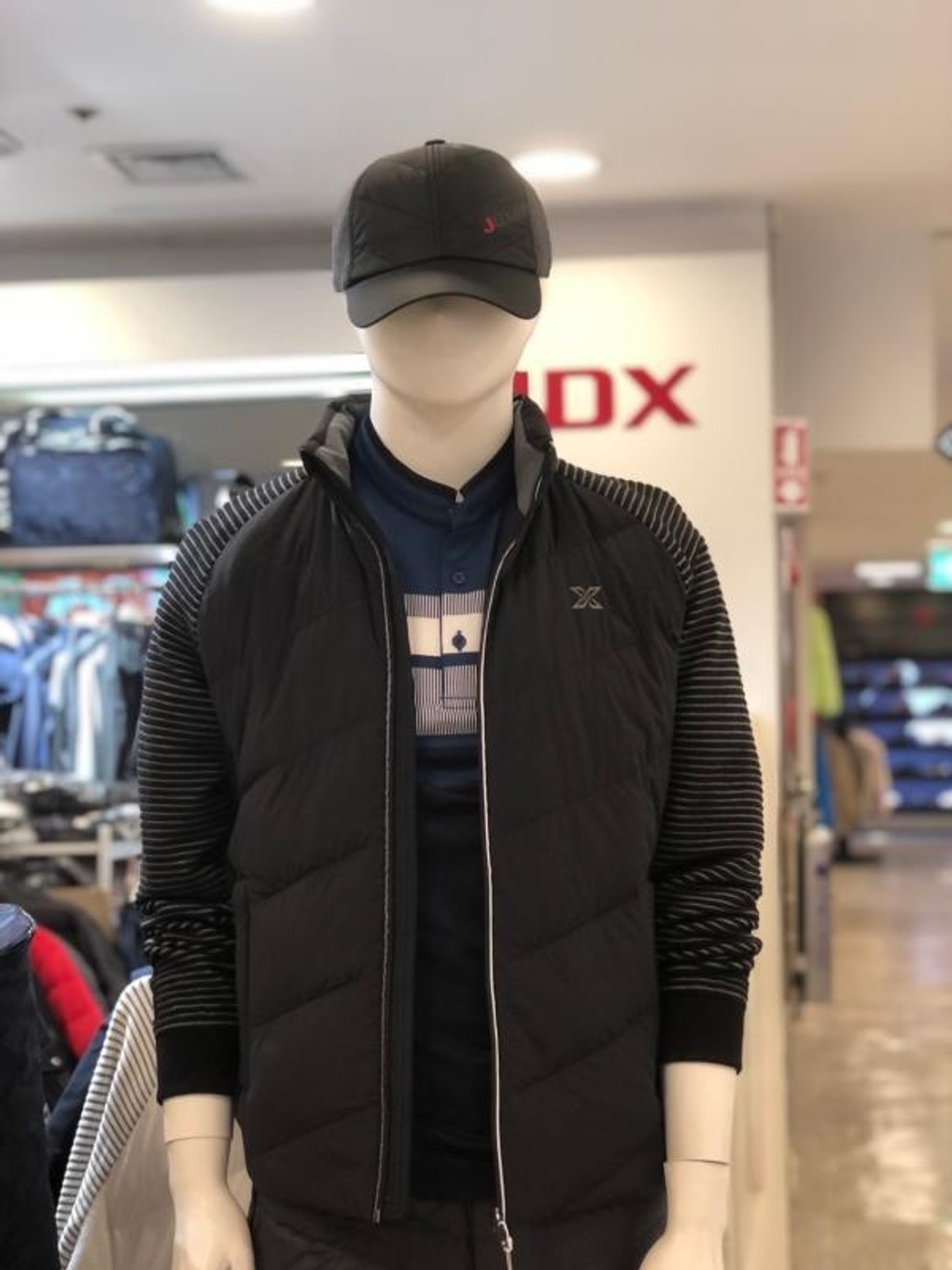 JDX 남성겨울 투톤 니트 하이브리드 스윙 구스다운 (X1SWWDM05)_동아쇼핑- 이랜드몰
