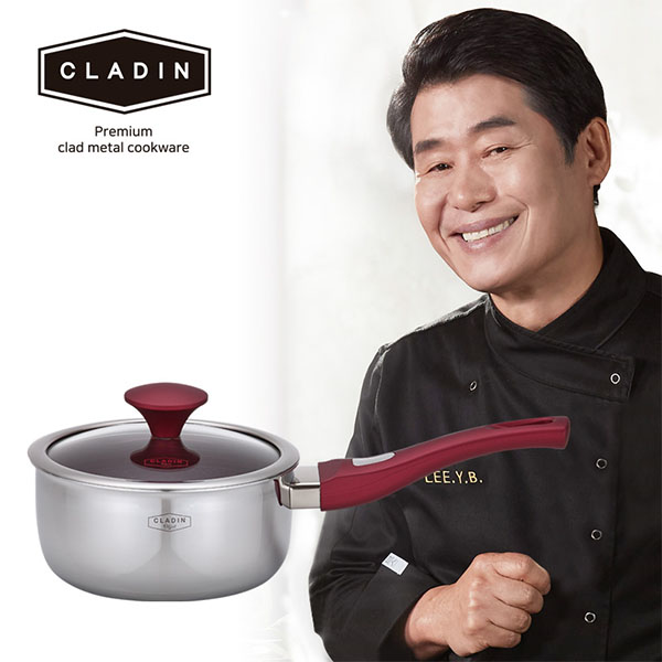 (HOT딜)[CLADIN] 이연복셰프 클래딘 오브제 3PLY(통3중) 냄비(18CM편수)- 이랜드몰