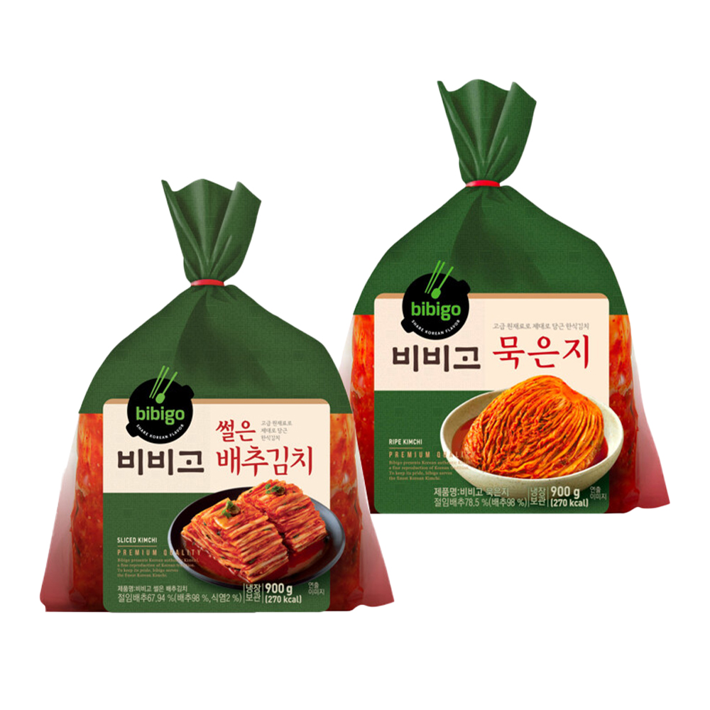 [CJ제일제당] 비비고 묵은지 900g x 1개 + 썰은배추김치 900g x 1개- 이랜드몰