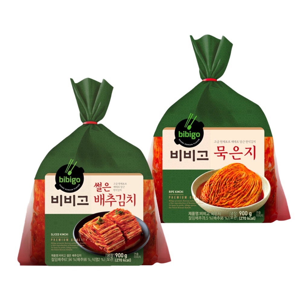 [CJ제일제당] 비비고 묵은지 900g x 1개 + 썰은배추김치 900g x 1개- 이랜드몰