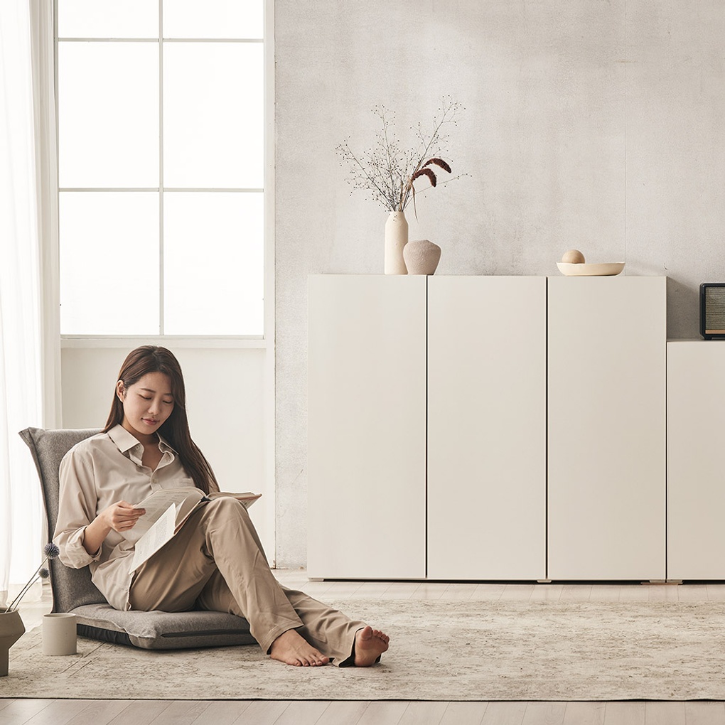 ON 헤이즐 E0등급 풀바디LPM 3단 높은수납장1200_LS22SET010- 이랜드몰