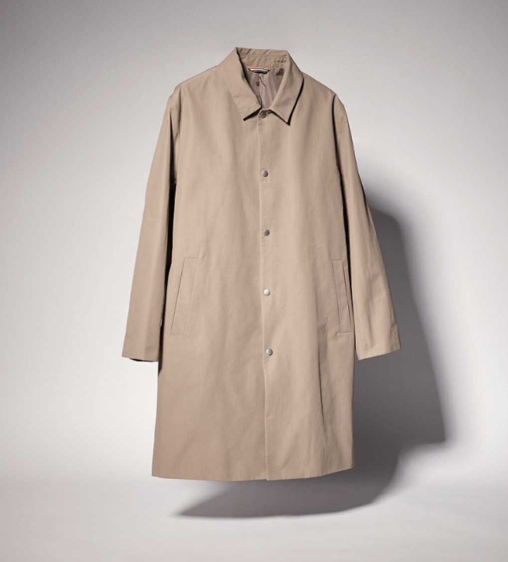 에스티코 [STCO] 23년SS신상 간절기용 스탠다드핏 하프맥코트 - 베이지컬러- 이랜드몰