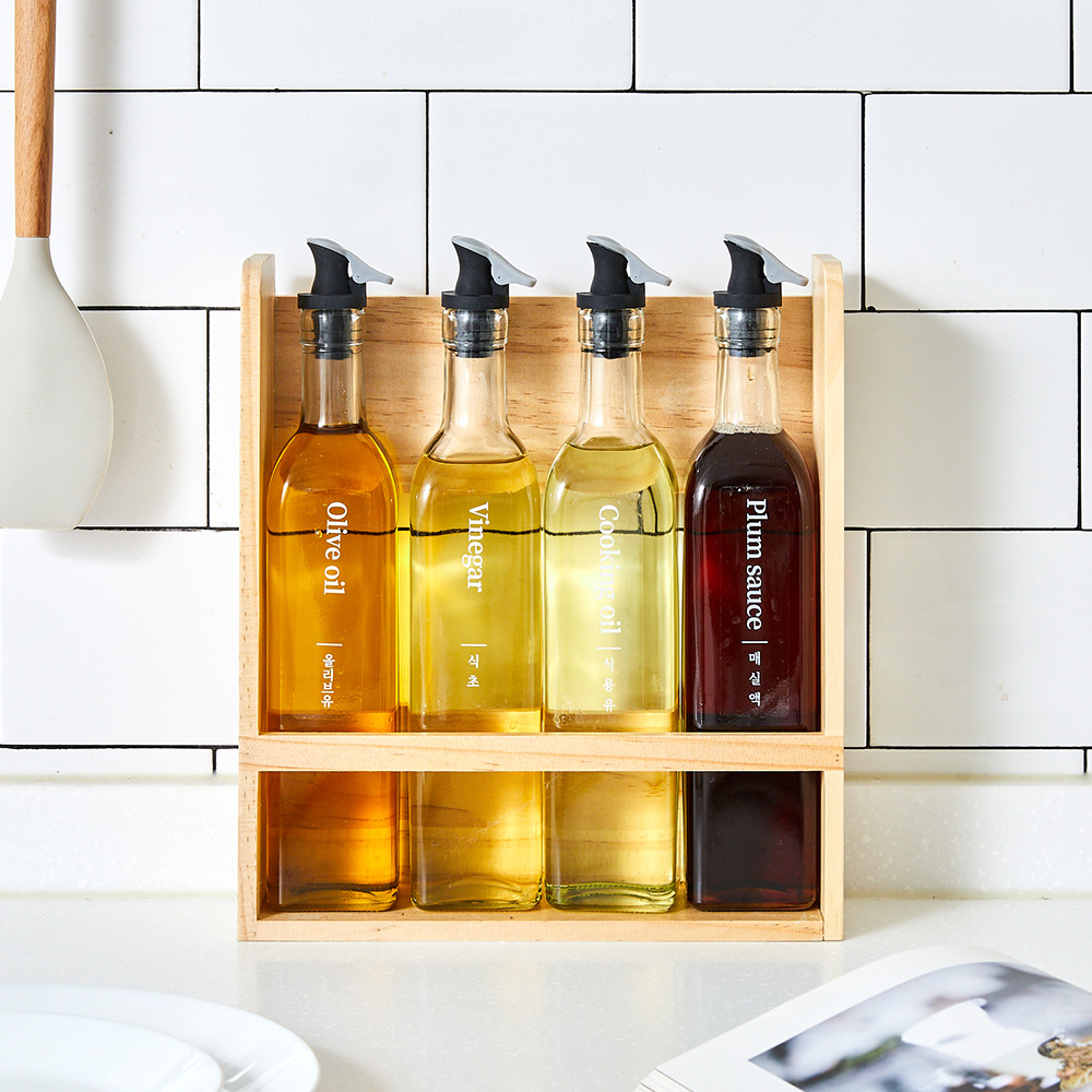 WOW 올인원 오일병 4P세트 500ml(1단선반,스티커포함)_KC0722016- 이랜드몰