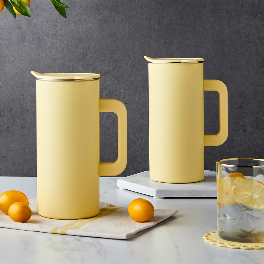 ON 모던 스테인리스 304 냉장고물병 1.5L 1+1(2p)세트 옐로우_KC0222005- 이랜드몰