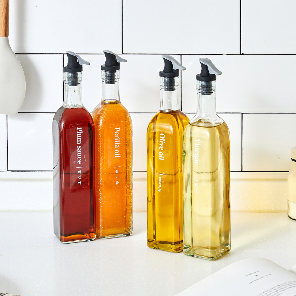 ON 사각 오일병 4P세트 500ml(스티커포함)_KC0722022- 이랜드몰