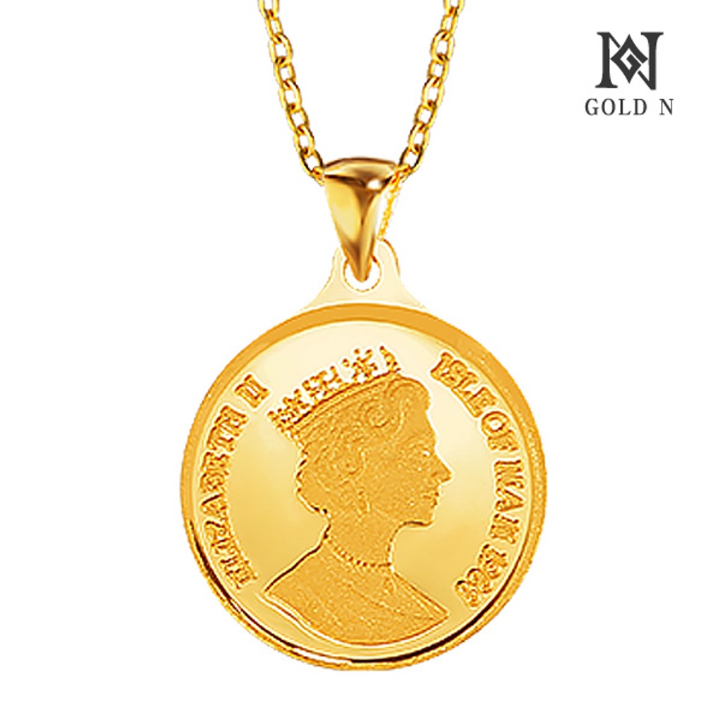 골드앤 순금 24K 퀸오브 엘리자베스 코인 목걸이 중_11.25g- 이랜드몰