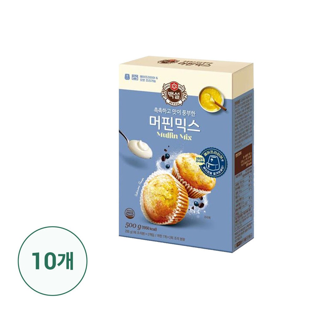 [CJ제일제당] 백설 머핀믹스 500g x 10개- 이랜드몰