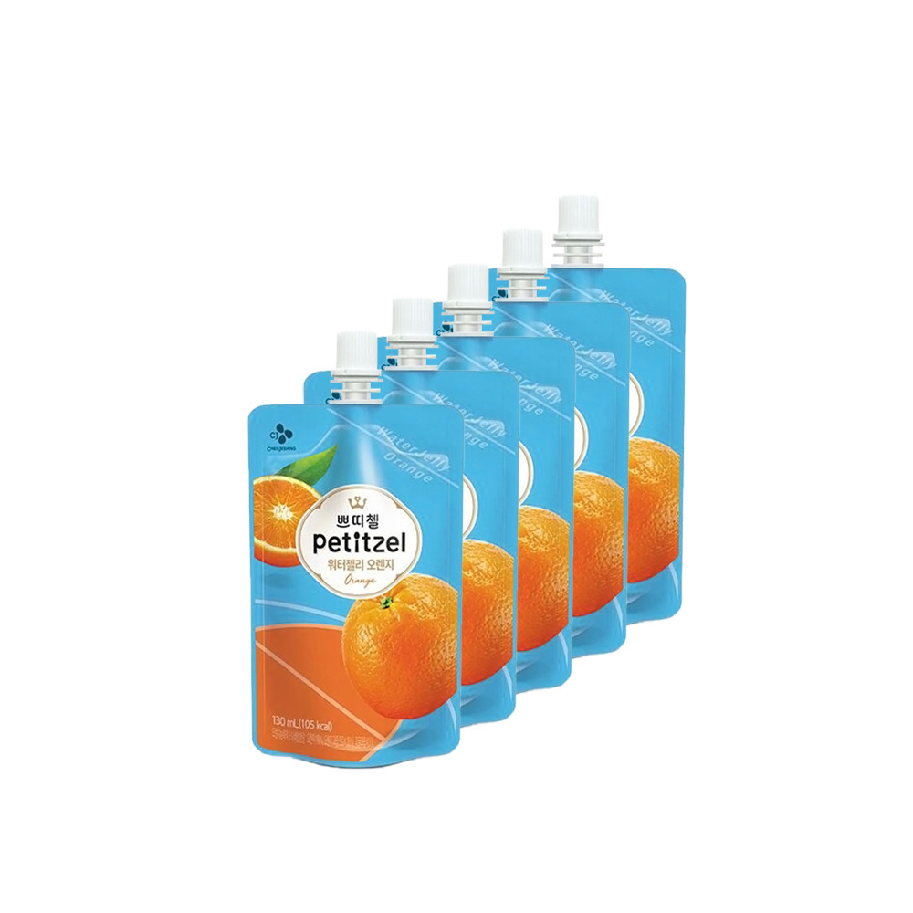 [CJ제일제당] 쁘띠첼 워터젤리 오렌지 130ml x 5개- 이랜드몰
