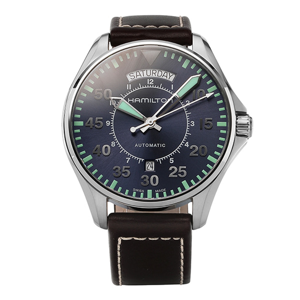 HAMILTON 해밀턴 H64615545 카키 파일럿 Khaki Pilot 오토매틱 남성 가죽시계 42.2mm- 이랜드몰